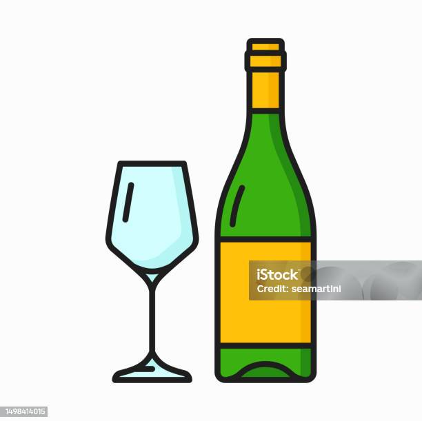 Anggur Putih Kering Dalam Botol Dan Gelas Minuman Anggur Ilustrasi Stok ... Anggur Putih Kering Dalam Botol Dan Gelas Minuman Anggur Ilustrasi Stok ...