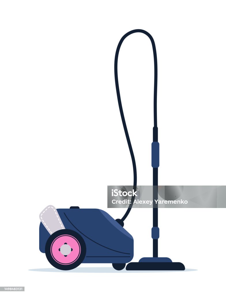 Household Vacuum Cleaner Sticker Concept Stock Illustration Download