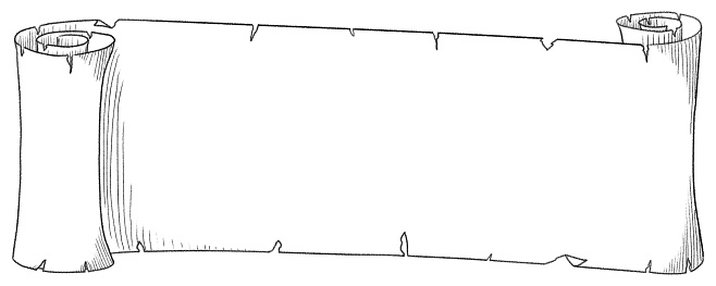Dessin À Lencre De Ligne De Lillustration Dun Parchemin Avec Espace