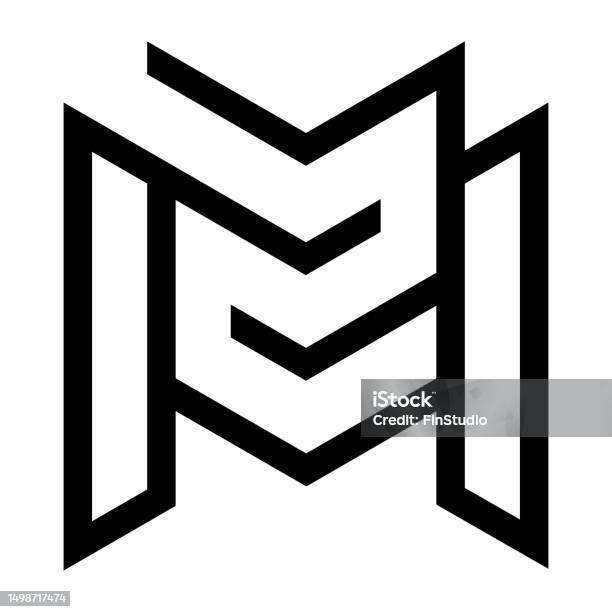 Logo Zm Awal Inovatif Profesional Dan Logo Mz Huruf Zm Atau Mz Monogram