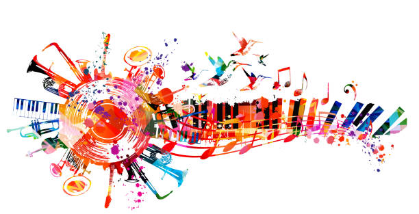 Free Stock Photo of Music Background Means Melody Instrument And ...