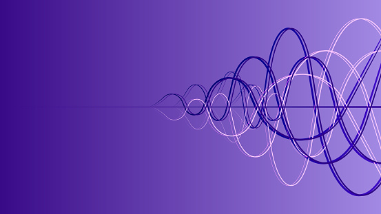 Égaliseur Ou Visualisation Dondes Sonores Vecteurs Libres De Droits Et