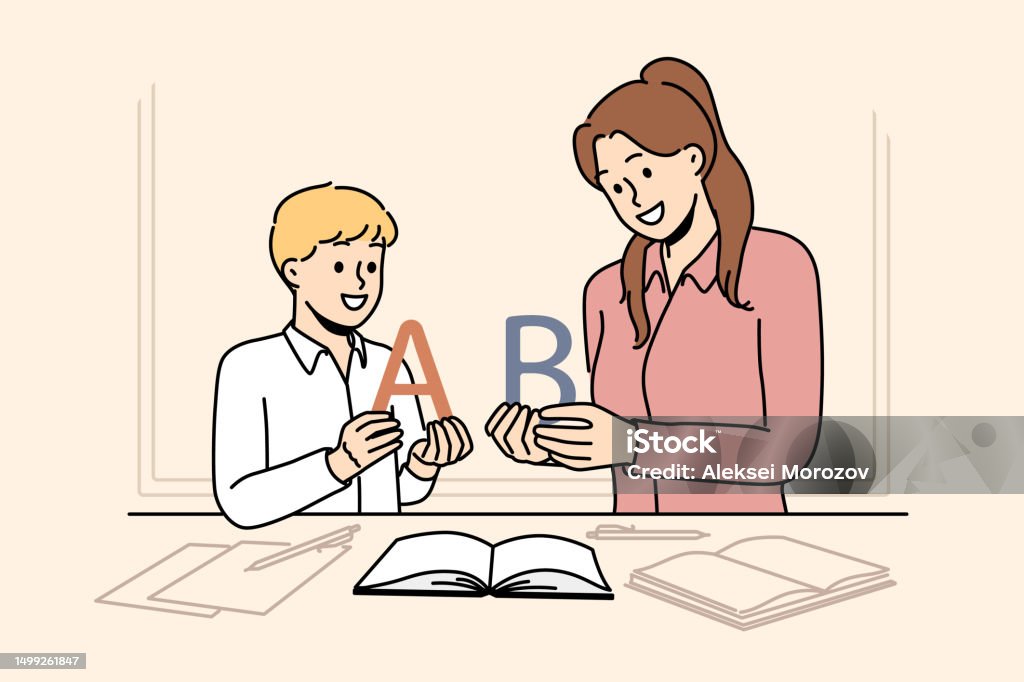 Vetores de Conceito De Volta Às Aulas Com Menino Aprendendo Alfabeto ... Vetores de Conceito De Volta Às Aulas Com Menino Aprendendo Alfabeto ...