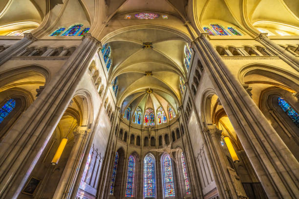 Free Stock Photo of Stained Glass in Lyon Cathedral | Download Free ...