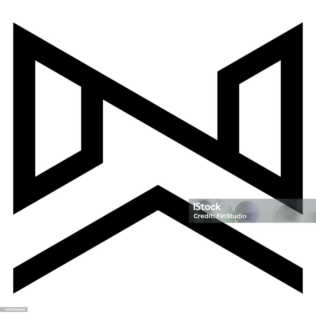 Logo Wn Initial Innovant Professionnel Et Logo Nw Lettre Wn Ou Nw