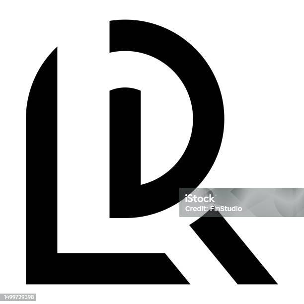 Logo Rl Initial Innovant Professionnel Et Logo Lr Lettre Rl Ou Lr