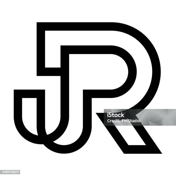 Logo Rj Initial Innovant Professionnel Et Logo Jr Lettre Rj Ou Jr