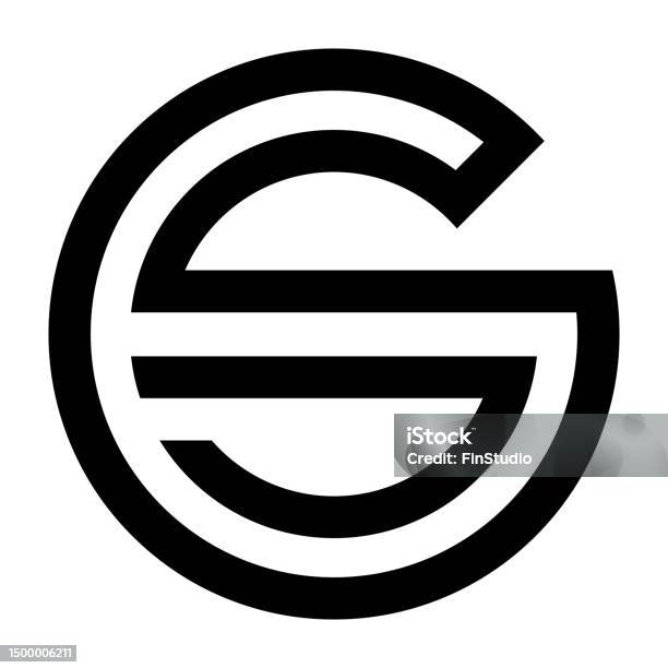 Logo Sg Initial Innovant Professionnel Et Logo Gs Lettre Sg Ou Gs