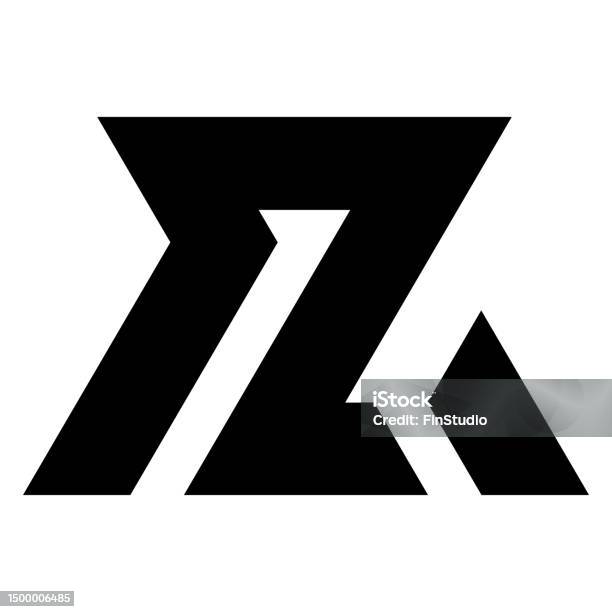 Logo Zm Awal Inovatif Profesional Dan Logo Mz Huruf Zm Atau Mz Monogram