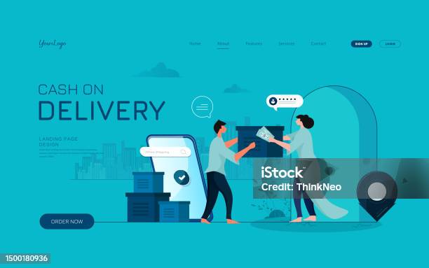 Belanja Online Dan Konsep Pengiriman Kurir Pria Mengirimkan Paket Ke ... Belanja Online Dan Konsep Pengiriman Kurir Pria Mengirimkan Paket Ke ...