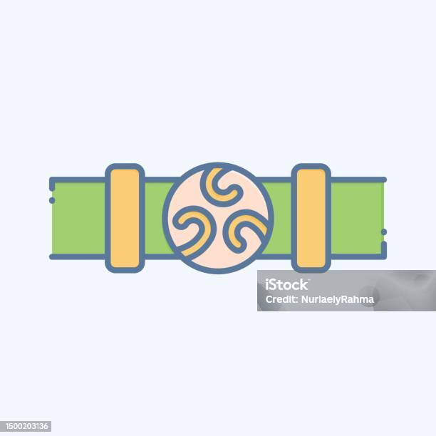 Ceinture Dicônes Lié Au Symbole Celtique Style Griffonnage Conception