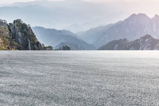 Free Stock Photo of Empty Road With Mountain Background | Download Free ...