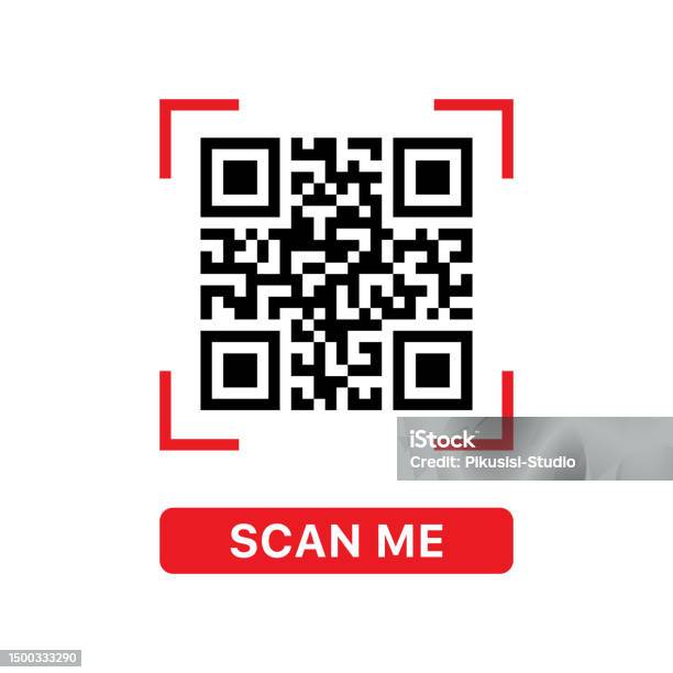 Qr Code Scan Label With Scan Me Text Qr Code For Smartphone Payment ... Qr Code Scan Label With Scan Me Text Qr Code For Smartphone Payment ...