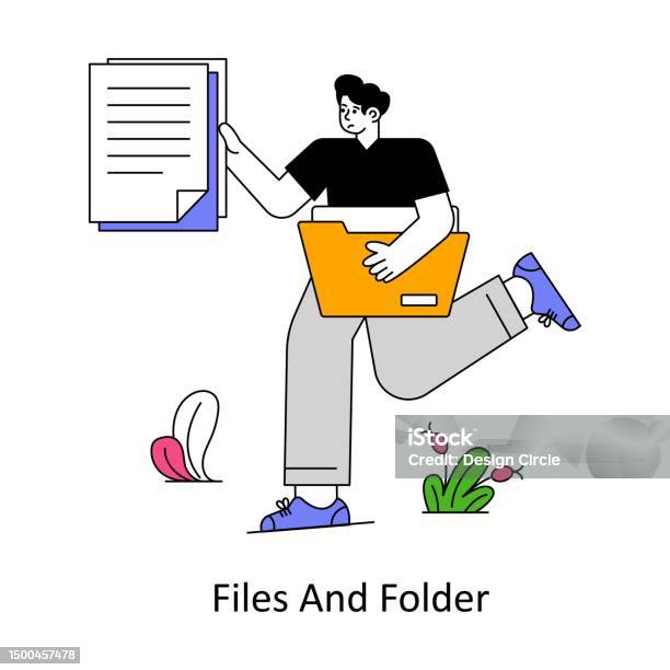 File Dan Folder Desain Gaya Datar Ilustrasi Vektor Ilustrasi Stok ... File Dan Folder Desain Gaya Datar Ilustrasi Vektor Ilustrasi Stok ...