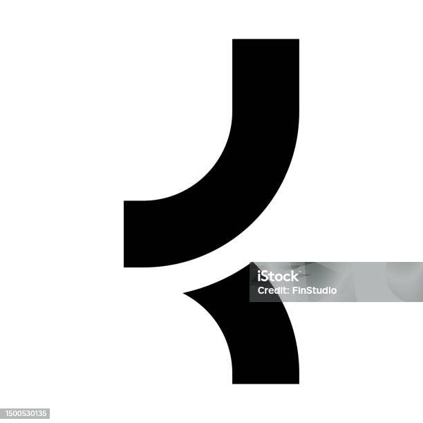 Logo Rj Initial Innovant Professionnel Et Logo Jr Lettre Rj Ou Jr