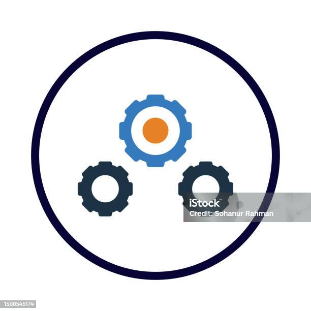 Engrenage Gestion Réglage Optimisation Processus Icône De Réglage De