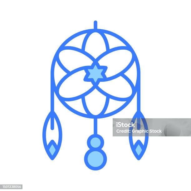 Handcrafted Vector Of Willow Hoop Trendy Design Icon Of Dreamcatcher