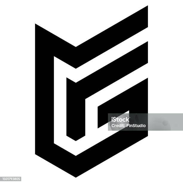 Logo Fg Initial Innovant Professionnel Et Logo Gf Lettre Fg Ou Gf