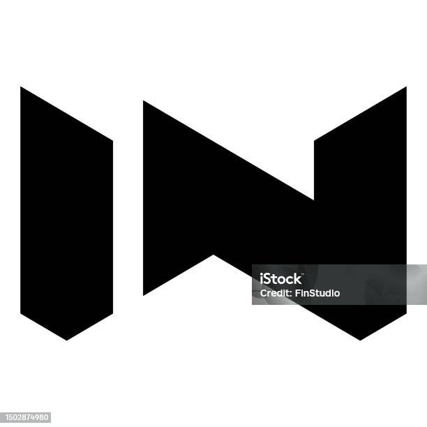 Logo Wn Awal Inovatif Profesional Dan Logo Nw Huruf Wn Atau Nw Monogram