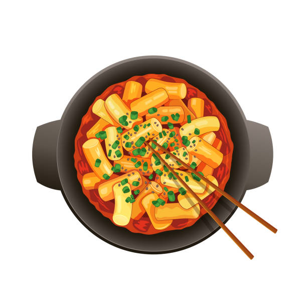 1600 Tteokbokki Ilustraciones De Stock Gráficos Vectoriales Libres