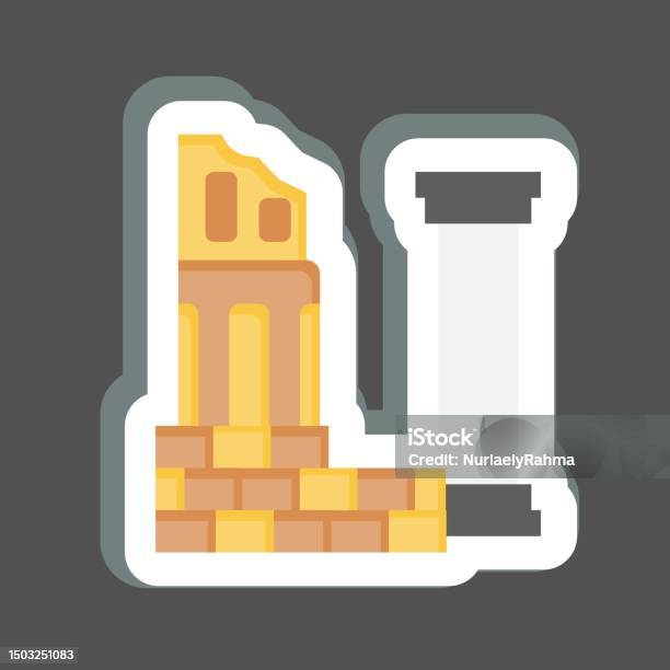 Peradaban Stiker Terkait Dengan Simbol Prasejarah Desain Sederhana