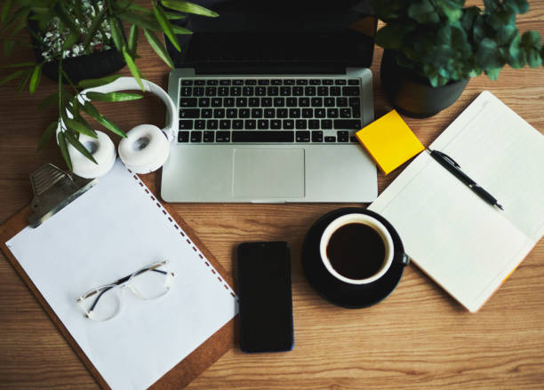 Free Stock Photo of Creative workspace with coffee and notebooks ...