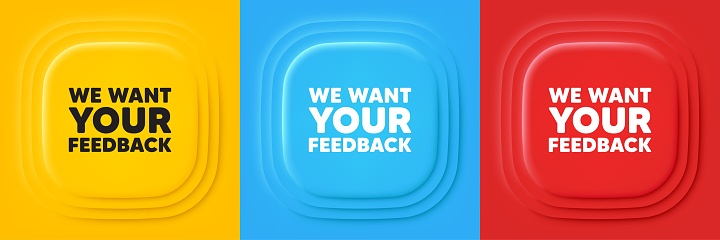 Nous Voulons Votre Symbole De Rétroaction Sondage Ou Signe Dopinion ... Nous Voulons Votre Symbole De Rétroaction Sondage Ou Signe Dopinion ...