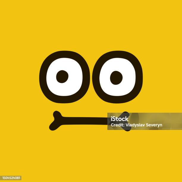Émoticône Triste Dans Le Style Griffonnage Expressions De Visage De