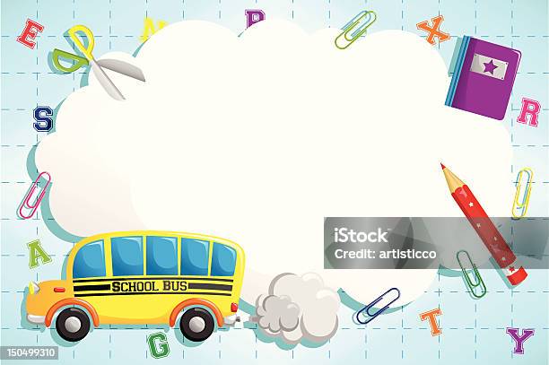 Back To School 배경 통학 버스에 대한 스톡 벡터 아트 및 기타 이미지 통학 버스 프레임 0명 Istock