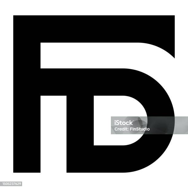 Logo Df Initial Innovant Professionnel Et Logo Fd Lettre Df Ou Fd