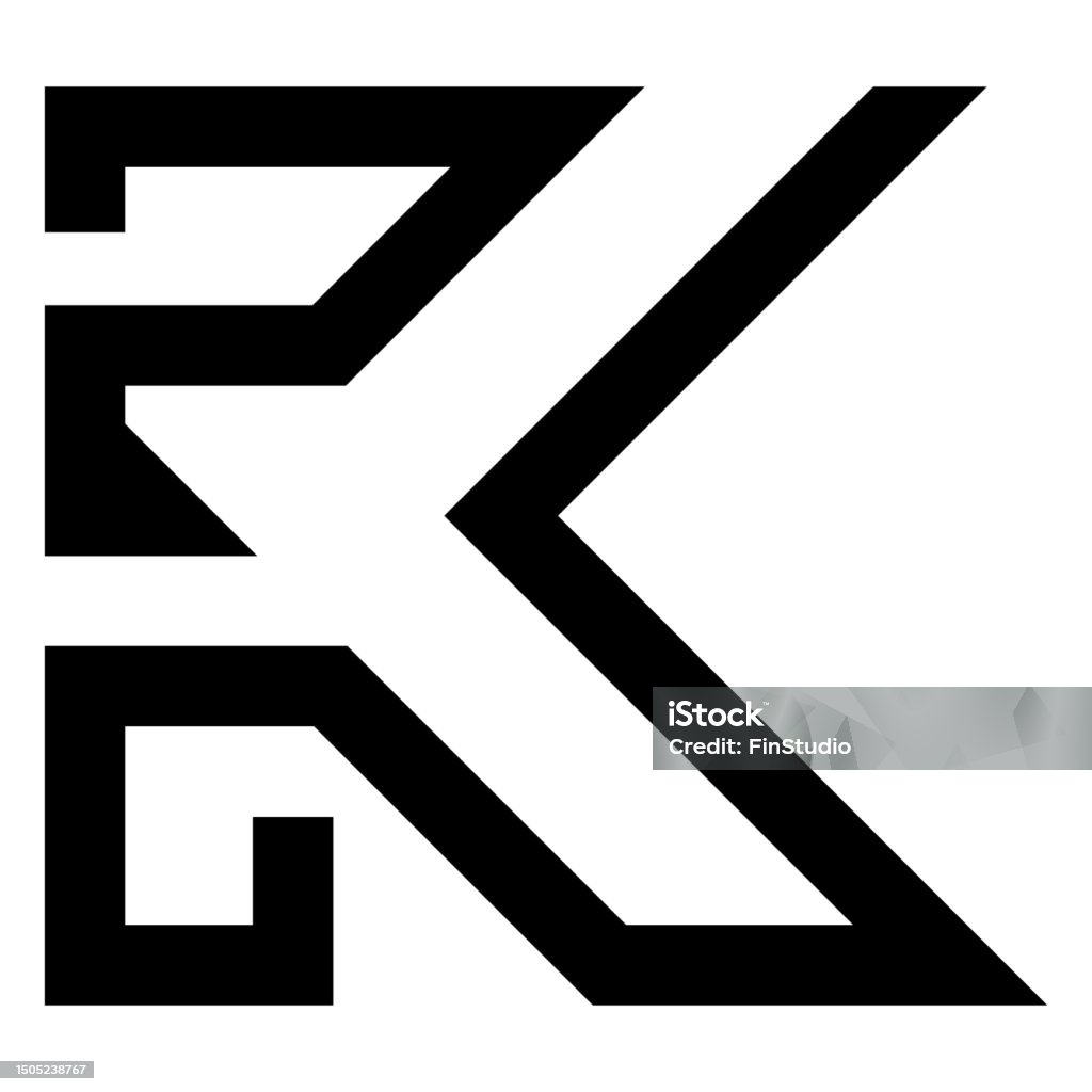 Vetores De Logotipo Zk Inicial Inovador Profissional E Logotipo Kz