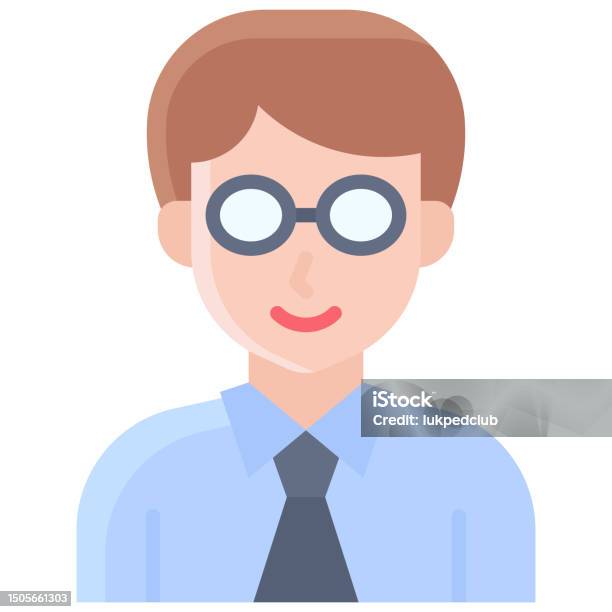Icône De Lenseignant Illustration Vectorielle Liée Au Lycée Vecteurs
