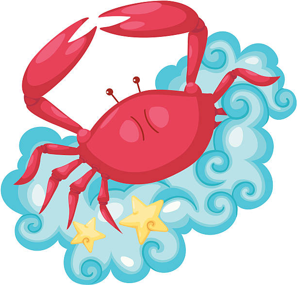 180 Cancer Crab Silhouette Stock Illustrations Royalty Free Vector