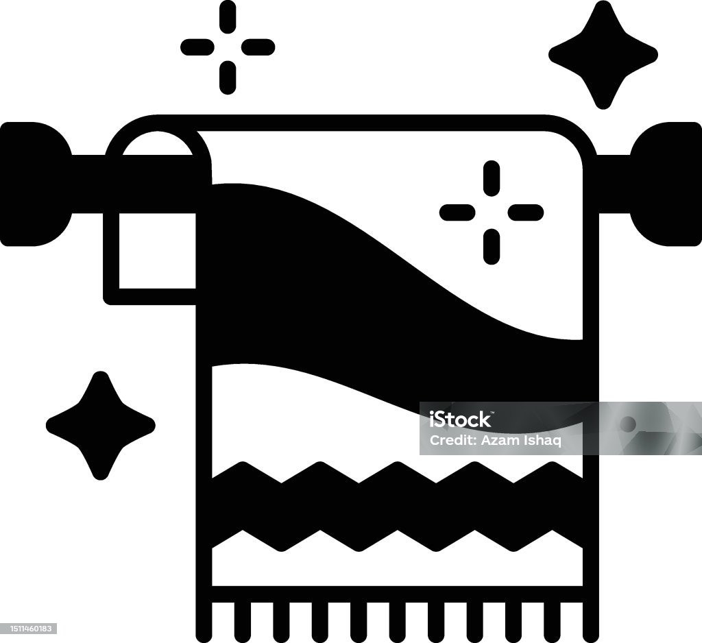 Konsep Handuk Kamar Mandi Dibersihkan Desain Ikon Vektor Rel Handuk ... Konsep Handuk Kamar Mandi Dibersihkan Desain Ikon Vektor Rel Handuk ...