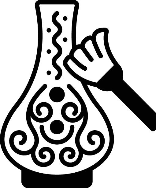 Surahi Clipart Black And White Heart
