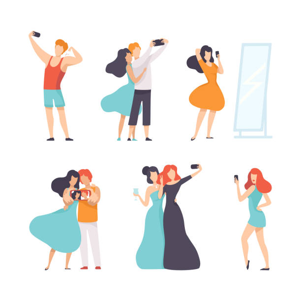 50 Guy Mirror Selfie Stock Illustrations Royalty Free Vector Graphics