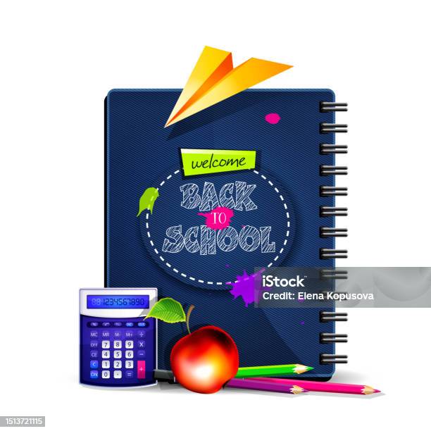 Concept Déducation Scolaire Dans Le Style Bande Dessinée Carnet En