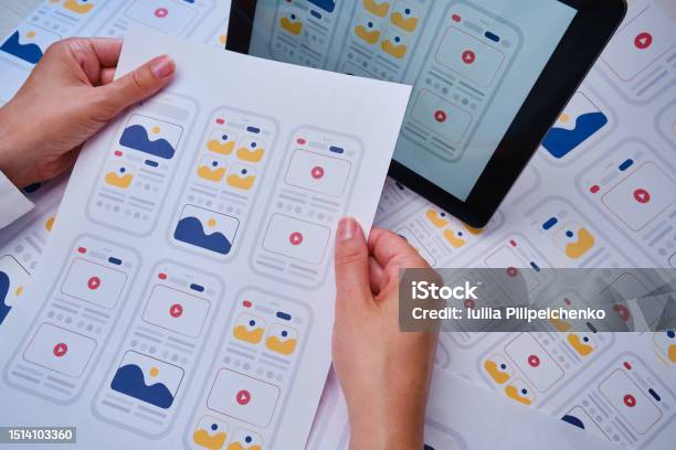 Ux Mobile Aplikasi Wireframe Sketsa Prototipe Kerangka Kerja Tata Letak
