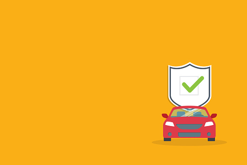 Panneau De Protection De Protection De Voiture Logo Dassurance