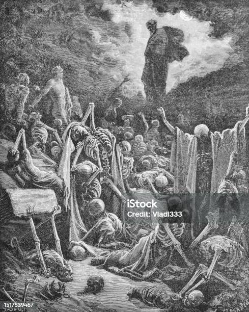 Ezekiel Prophesies In The Old Book The Bible In Pictures By G Doreh ... Ezekiel Prophesies In The Old Book The Bible In Pictures By G Doreh ...