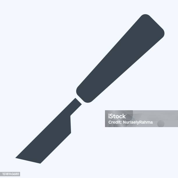 Icône Scalpel Lié Au Symbole Orthopédique Style Glyphe Conception