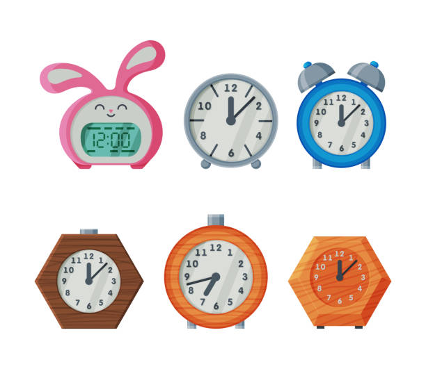 8 00 Clock Clipart Illustration