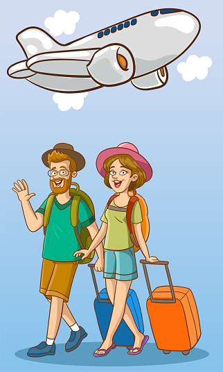 Ilustración de Linda Familia Empacando Sus Maletas Y Marchándose De ... Ilustración de Linda Familia Empacando Sus Maletas Y Marchándose De ...