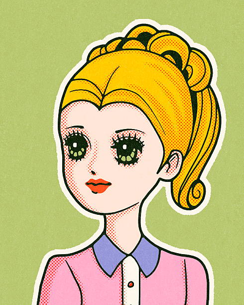 110 Blond Girl Headshot Stock Illustrations Royalty Free Vector Graphics And Clip Art Istock