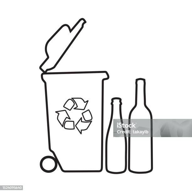 Daur Ulang Sampah Ilustrasi Vektor Pemilahan Sampah Datar Ikon Hitam ... Daur Ulang Sampah Ilustrasi Vektor Pemilahan Sampah Datar Ikon Hitam ...