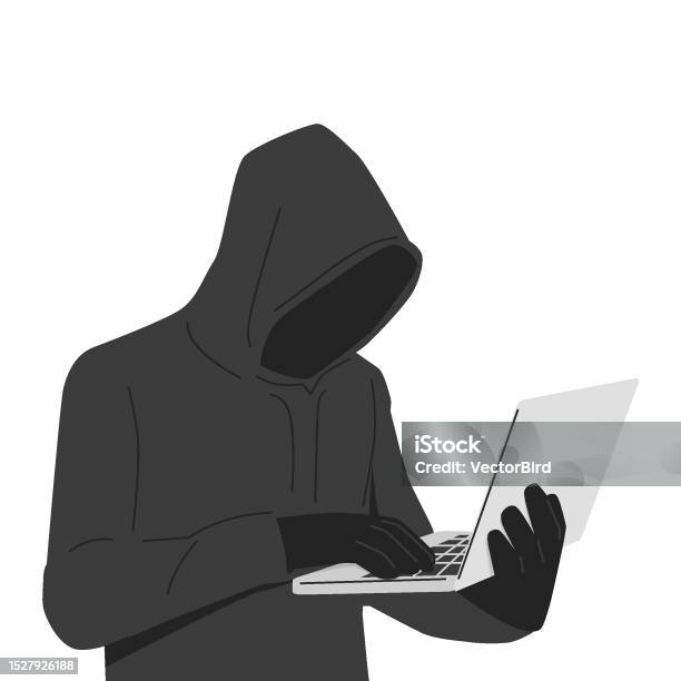 Hacker Cyber Kriminal Dengan Laptop Mencuri Data Pribadi Pengguna ... Hacker Cyber Kriminal Dengan Laptop Mencuri Data Pribadi Pengguna ...