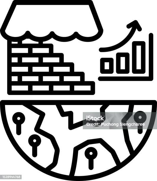 Emerging Market Icon Vector Financial Technology Symbol Stock ... Emerging Market Icon Vector Financial Technology Symbol Stock ...
