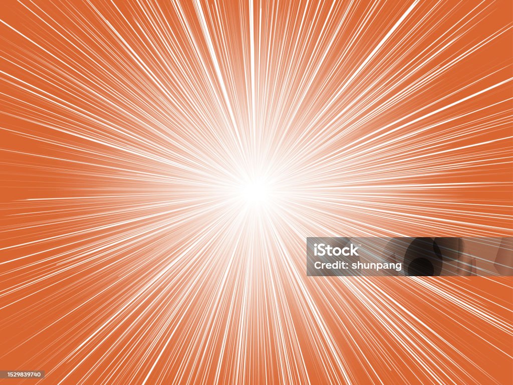 Concentrated Line Background Of Vividly Emitting Sun Rays Imagedark