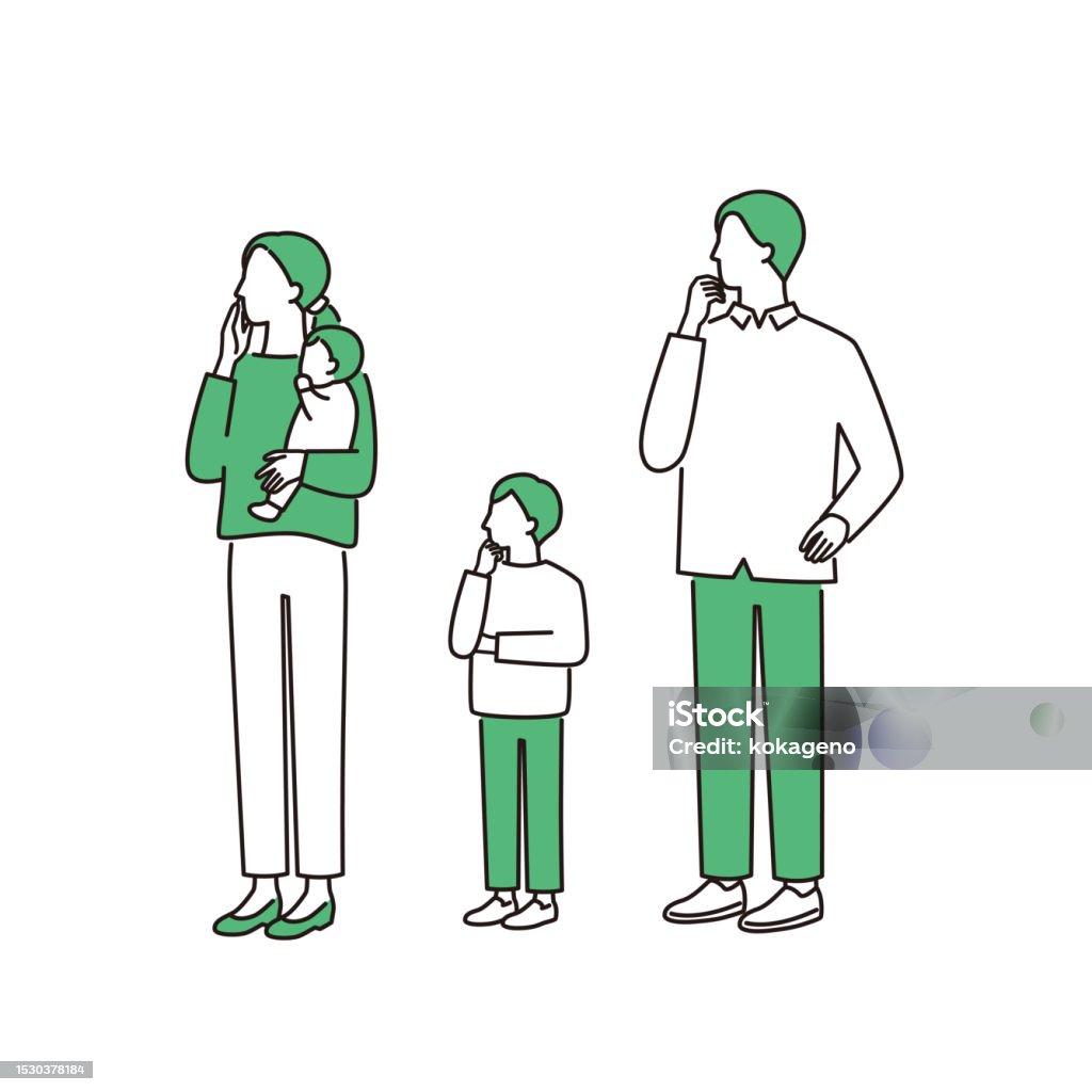 Memikirkan Keluarga Inti Ayah Ibu Anak Lakilaki Dan Bayi Ilustrasi ... Memikirkan Keluarga Inti Ayah Ibu Anak Lakilaki Dan Bayi Ilustrasi ...
