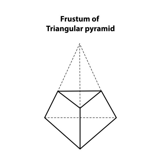 Triangular Based Pyramid Clipart Black And White
